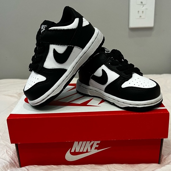 Nike | Shoes | Nike Dunk Low Panda Toddler 4c | Poshmark